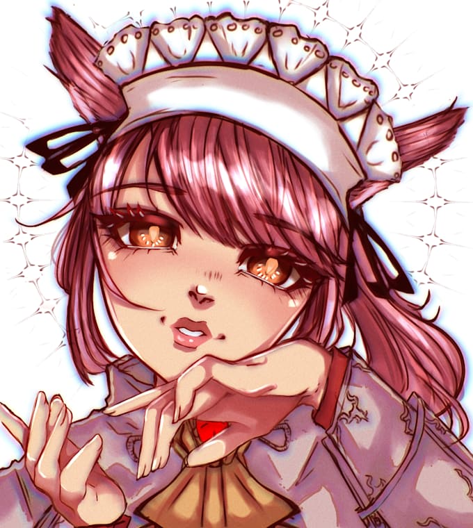 Draw a half body of your ffxiv character by Candeflakes | Fiverr