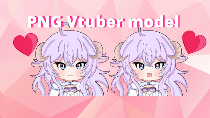 Draw reactive vtuber png model for discord and twitch by Lunarificmoon ...