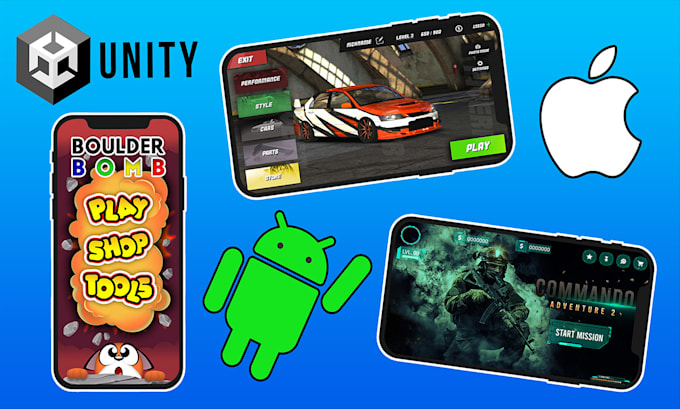 2d 3d unity game development by Gamezone8066 | Fiverr