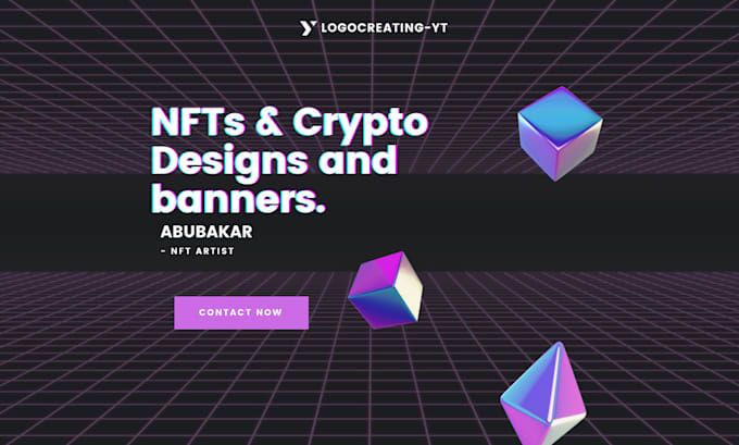 Design nft banner, crypto banner solana header by Logocreatingyt | Fiverr