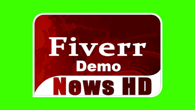 Animation 3d news channel logo by Techprince399 | Fiverr