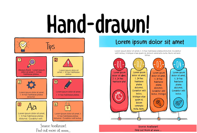 Illustrate an attractive informative infographic by Koallasart | Fiverr