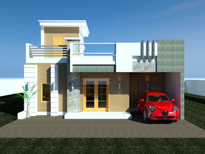 2d 3d floor plan, house plan, elevations, in revit by Ankitgameti | Fiverr