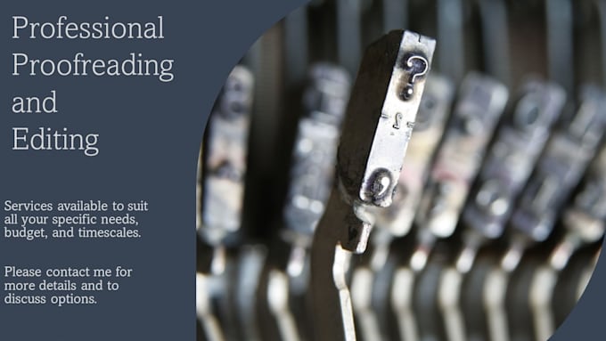 Check your copy and fix any errors by Jimc1983 | Fiverr