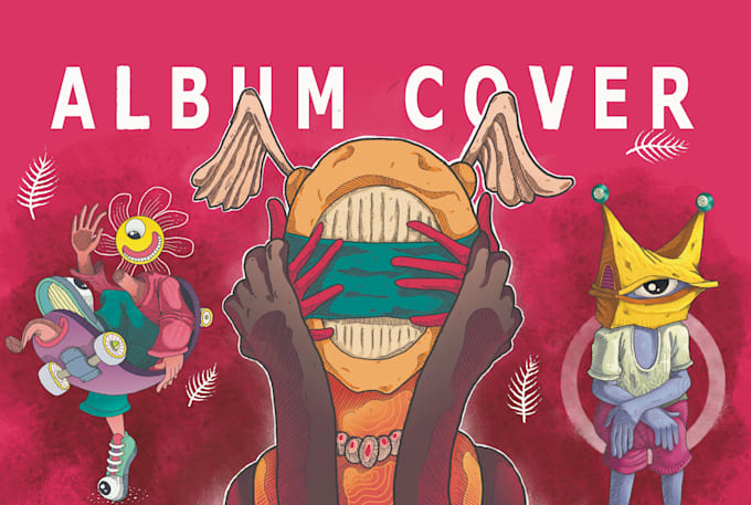 Design album cover illustration cartoon style by Iwankarunia966 | Fiverr