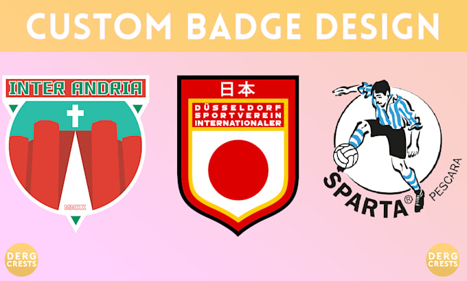 Design you a football crest or soccer badge by Derg_crests | Fiverr