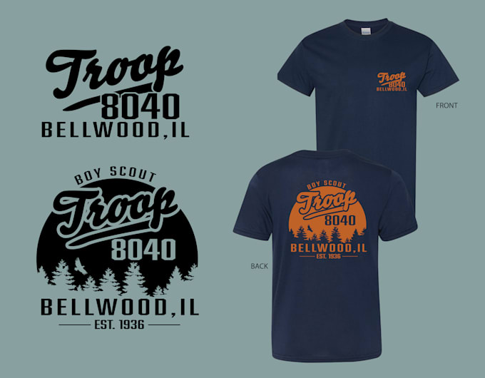 Make you a custom boy scout shirt design by Gavalanchee | Fiverr