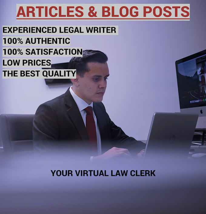 Draft legal blogs and articles with seo optimization by Thatlawstudent ...