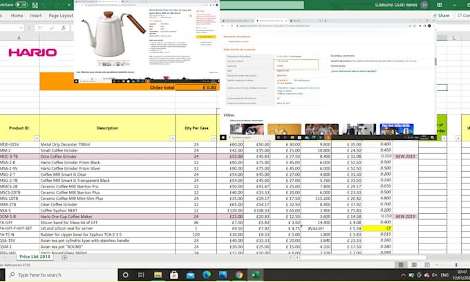 Do excel data entry by Summayasajed | Fiverr