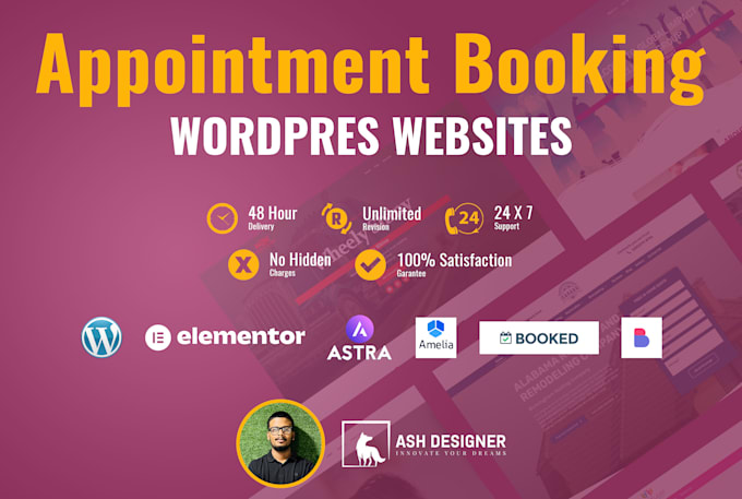 Design an appointment booking website for your business by Ashen99web ...