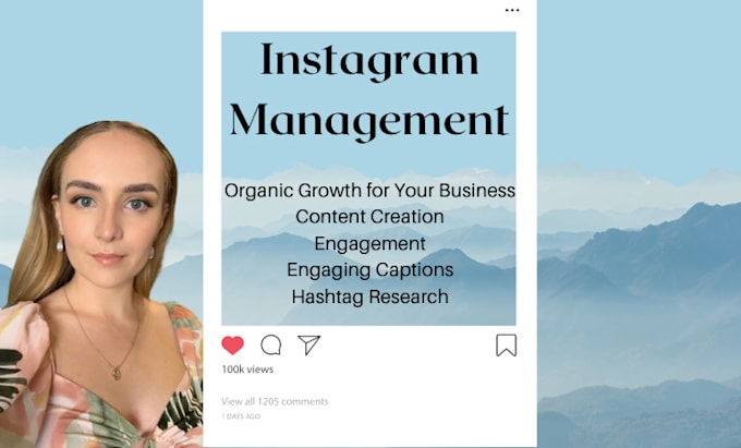 Manage Your Instagram Page For Organic Growth By Shanialewis Fiverr