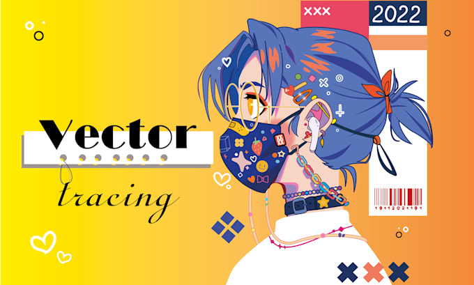 Vector tracing of bad images, artwork and drawings by Maylytail | Fiverr