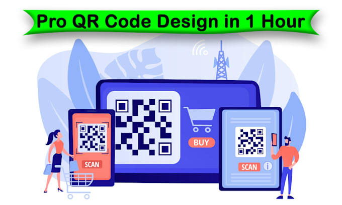 Design custom professional qr code with logo in 1 hr by Unique_exports ...