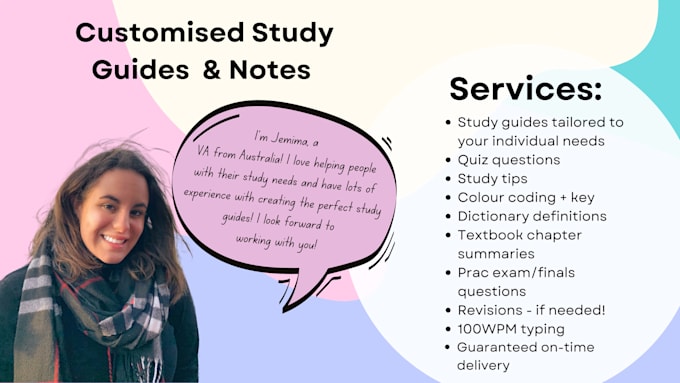 Create a custom study guide and notes tailored just for you by ...