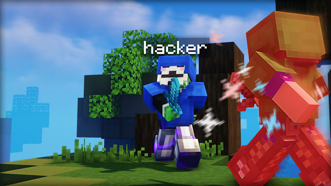 Make a minecraft thumbnail by Okaymidnight | Fiverr