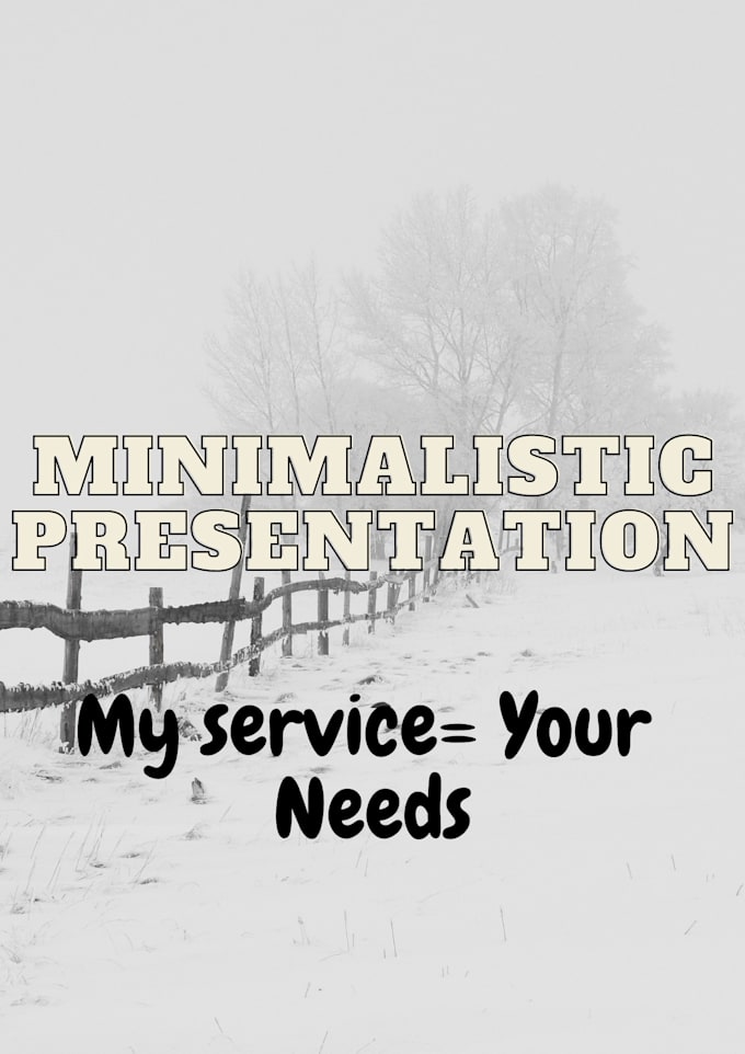 Design a minimalist crisp presentation by Skyisdlimit | Fiverr