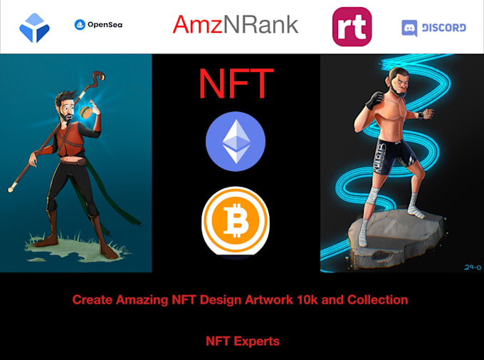 Draw your unique nft art collection with 100, 1k, 10k nfts by Amznrank ...