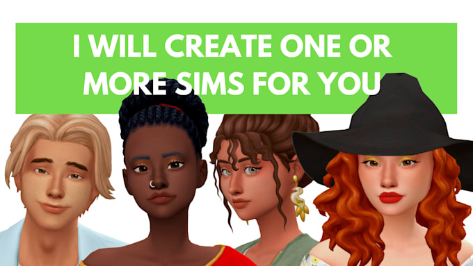 Make a sim for you for the sims 4 by Benopweg | Fiverr