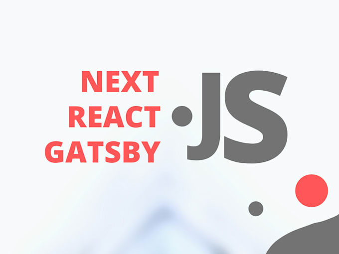 Build a react js, next js or gatsby js website for you by Hirasaleem727 | Fiverr
