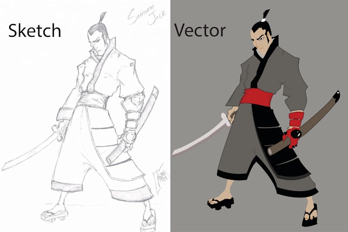Vectorize your sketch or hand drawing to vector art by Bilalazizabbasi ...