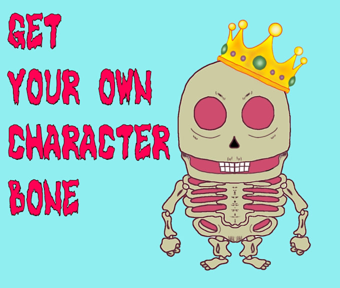 Create custom nft art bone character by Reza1010 | Fiverr