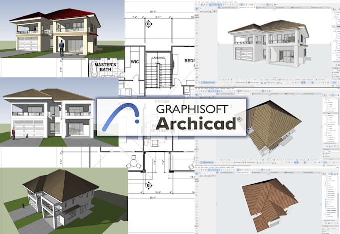 Create architectural drawings in archicad 2d and 3d by George_arkxdsgn ...