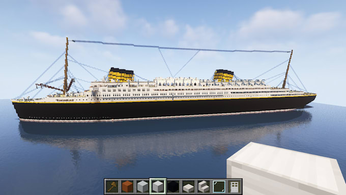 Build you an ocean liner in minecraft by Austinlovett | Fiverr