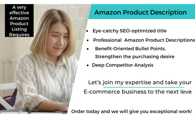 Write killer seo optimized amazon product listing by Farhatbano | Fiverr Write killer seo optimized amazon product listing by Farhatbano | Fiverr