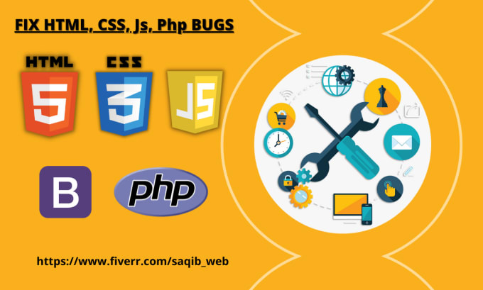 Fix html, css js and php issues by Saqib_web | Fiverr Fix html, css js and php issues by Saqib_web | Fiverr
