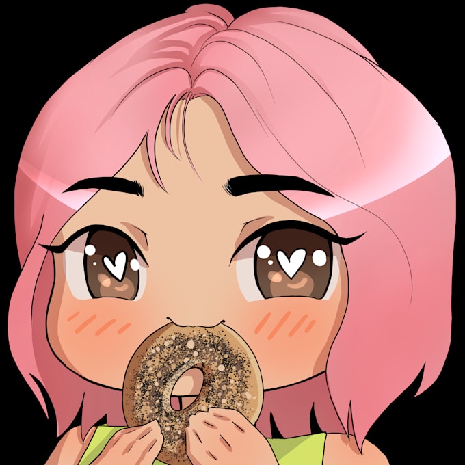 Anime chibi icon or profile picture for twitch, youtube by Lemonlord7 ...