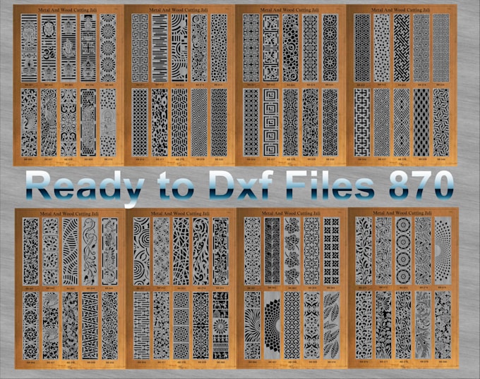 870 new laser and vector files dxf ,cdr by Monatessa | Fiverr