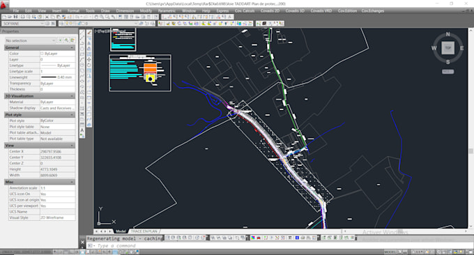 Design roads and various networks in autocad civil 3d, covadis by ...