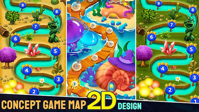 Create 2d game maps, for your games by Raomazharqayyum | Fiverr