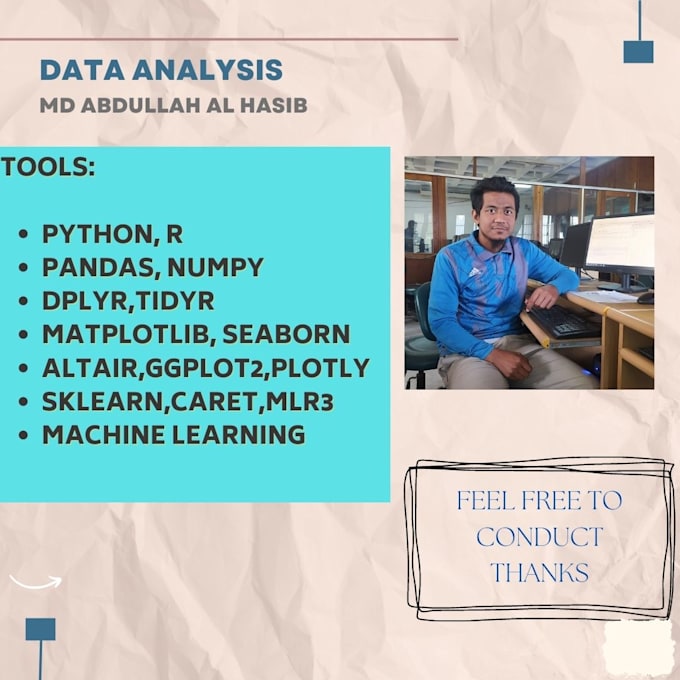 Do data analysis and machine learning with python by Alhasib11 | Fiverr