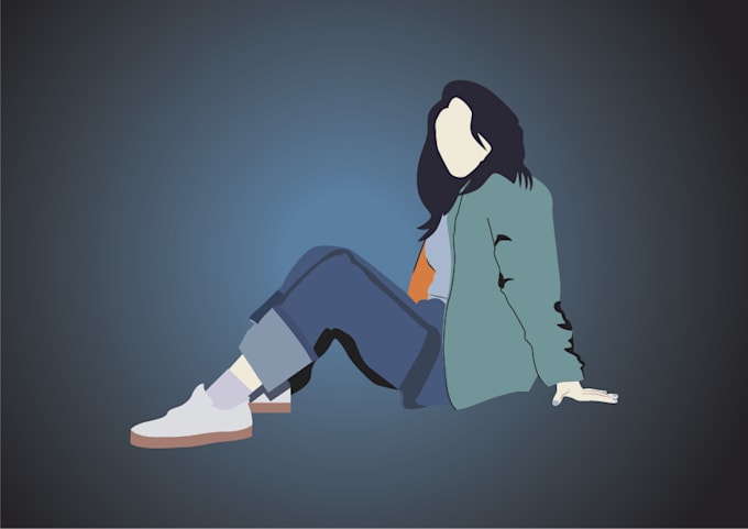 Draw faceless digital portrait for you and fan art by Sonalisasane | Fiverr