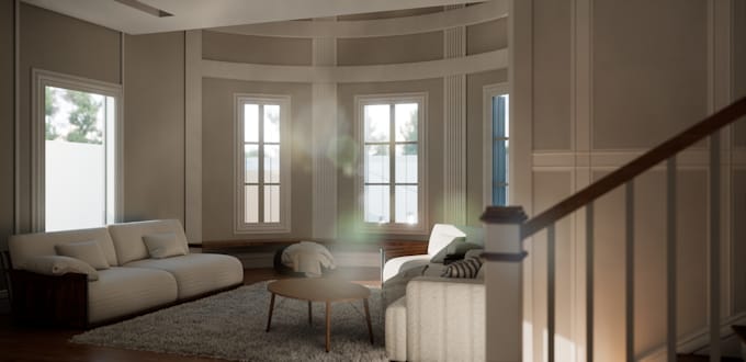 Do interactive architectural visualization in realtime archviz by Haithamstudio | Fiverr