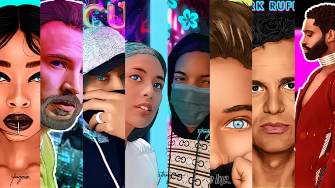 Convert your image into a digital art by Oluolaniyi | Fiverr