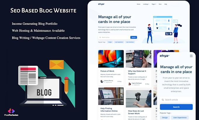 Design and develop your unique blog website by Coolicos | Fiverr