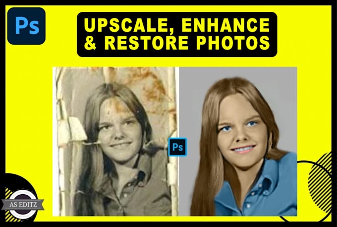 Enhance, improve and upscale images, fix and restore poor resolution ...