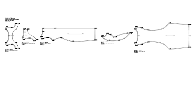 2d pattern making dxf,rul,pdf by Ideaspattern | Fiverr