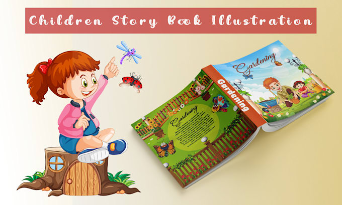 Design beautiful kids story book illustration and cover by Azr_pro | Fiverr