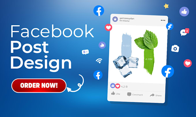 Design professional facebook posts by Worklinadesign | Fiverr