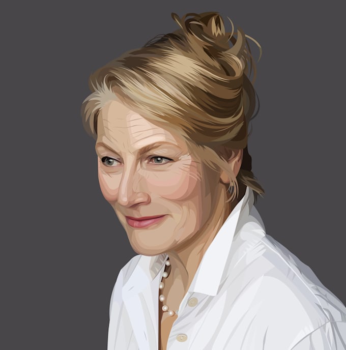 Create realistic vector portrait by Kukleva_diana | Fiverr