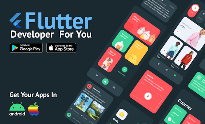 Develop android and ios apps using flutter by Shiblimahmud21 | Fiverr