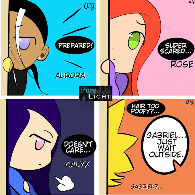 Draw cute chibi characters by Puredraws | Fiverr