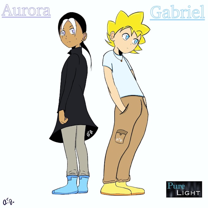 Draw your character full body by Puredraws | Fiverr