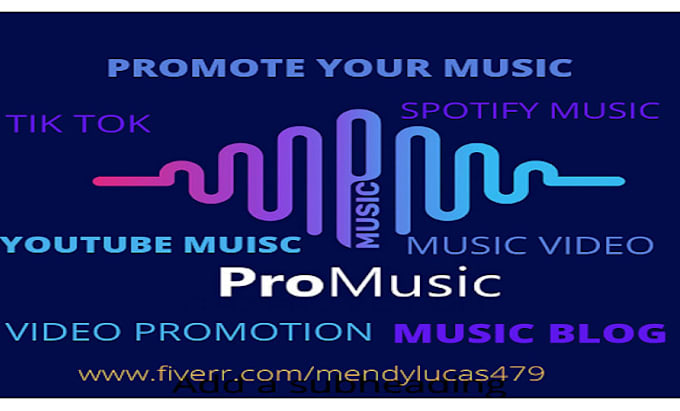 Promote your music on an amazing blog music promotion and run campaigns ...
