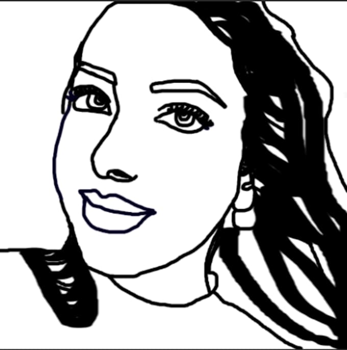 Make visualisation, draw digital art,portrait by Chaimaabibic549 | Fiverr