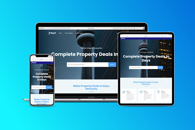 Convert any web ui design into a custom website with reactjs by Utyemma | Fiverr