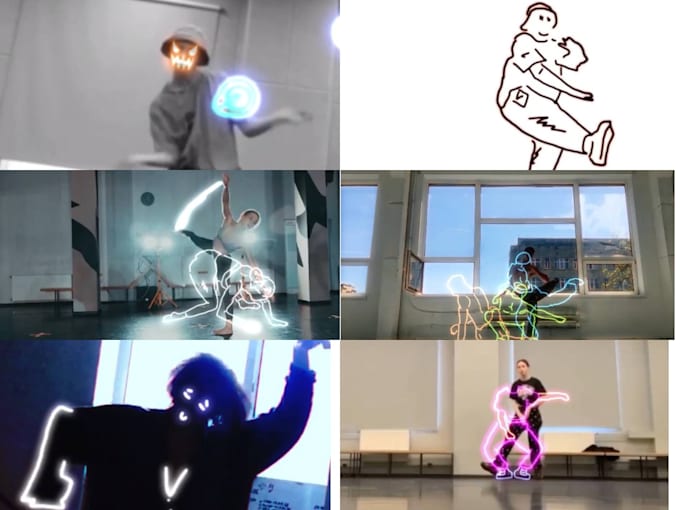 Create glowing scribble dance animation that blow up in tik tok by Sashaluvr | Fiverr